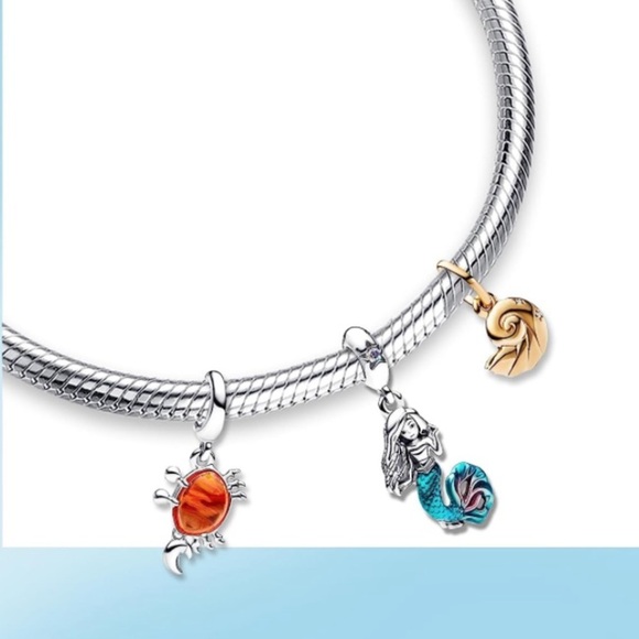 Jewelry | Disney Little Mermaid Charm Bundle Pack | Poshmark